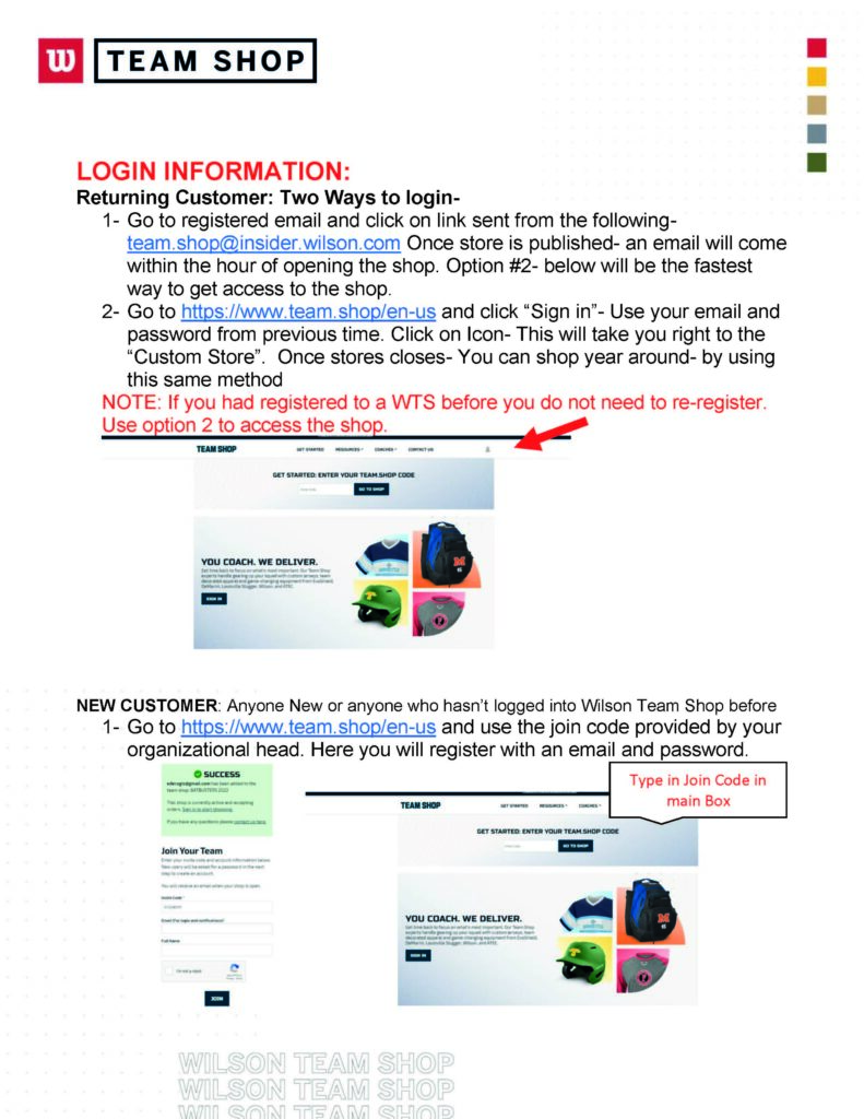 Team Store – Matadors Baseball Academy